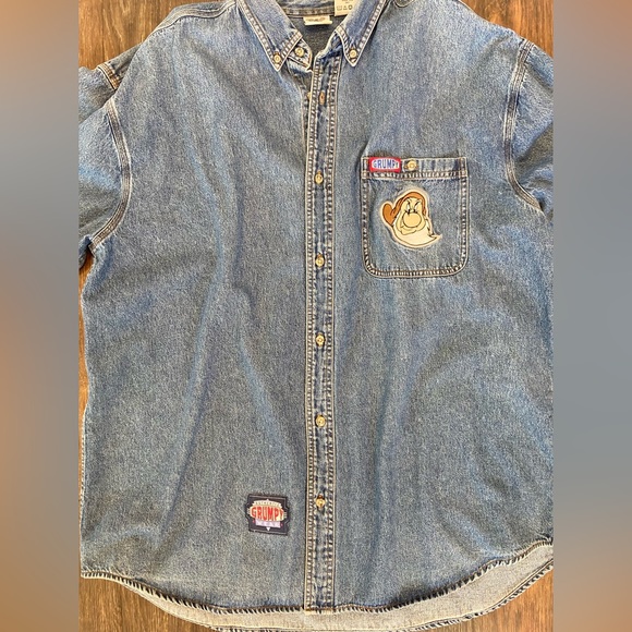 Disney | Shirts | Rare Vintage Disney Grumpy Shirt Xl The Disney ...